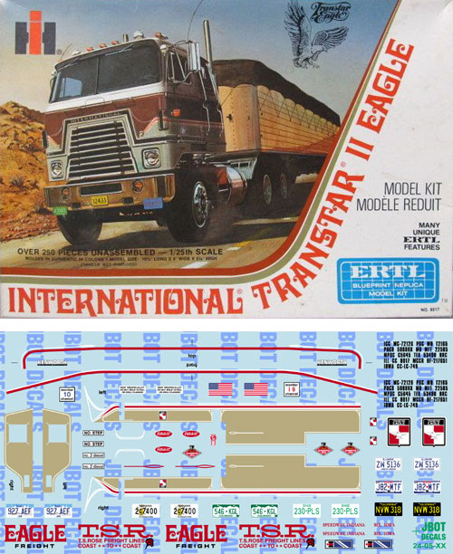JBOT Decals - INTERNATIONAL Transtar II Eagle