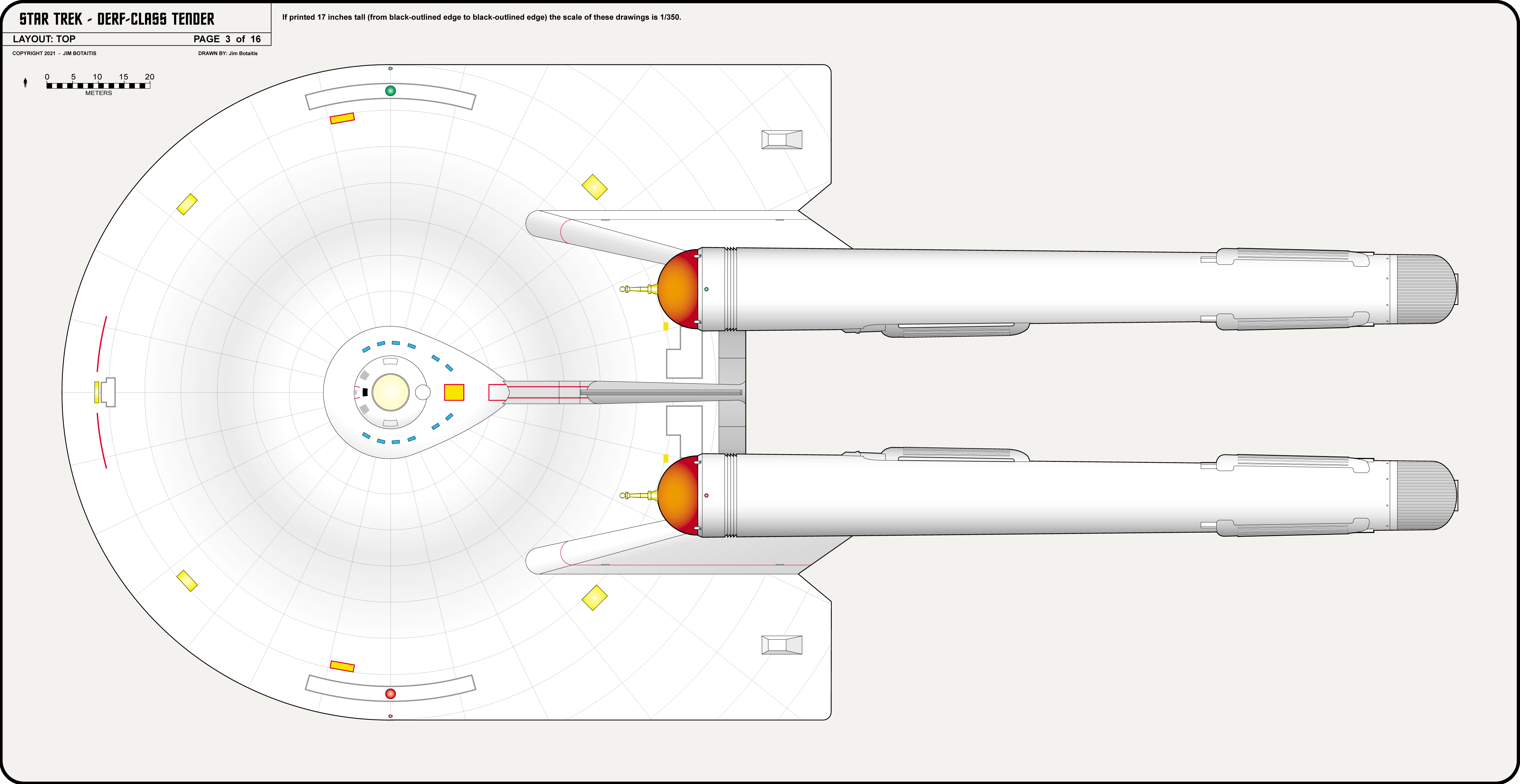 JBOT Decals - Derf Tender (Star Trek - TOS)
