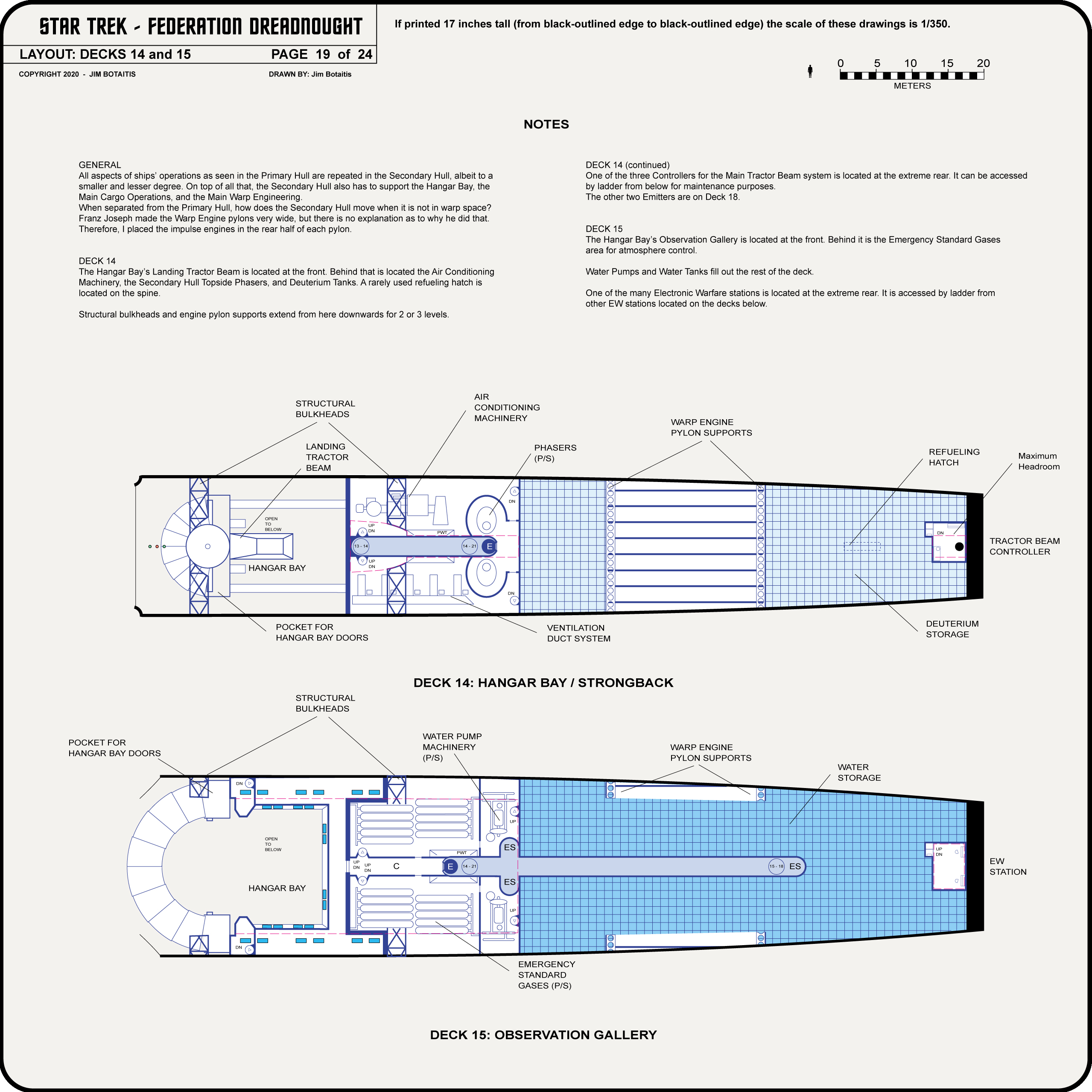 JBOT Decals - Federation Dreadnought (Star Trek - TOS)