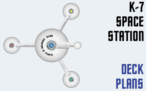 JBOT Decals - K-7 Space Station (Star Trek - TOS)